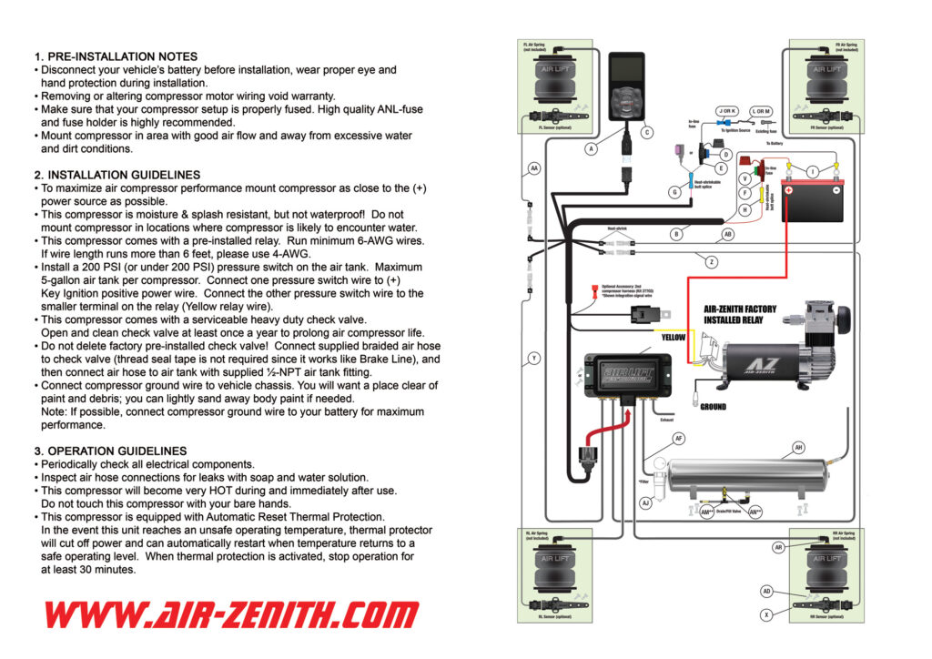 Air-Zenith 3rd Gen. 200PSI AZOB3 – Air Zenith